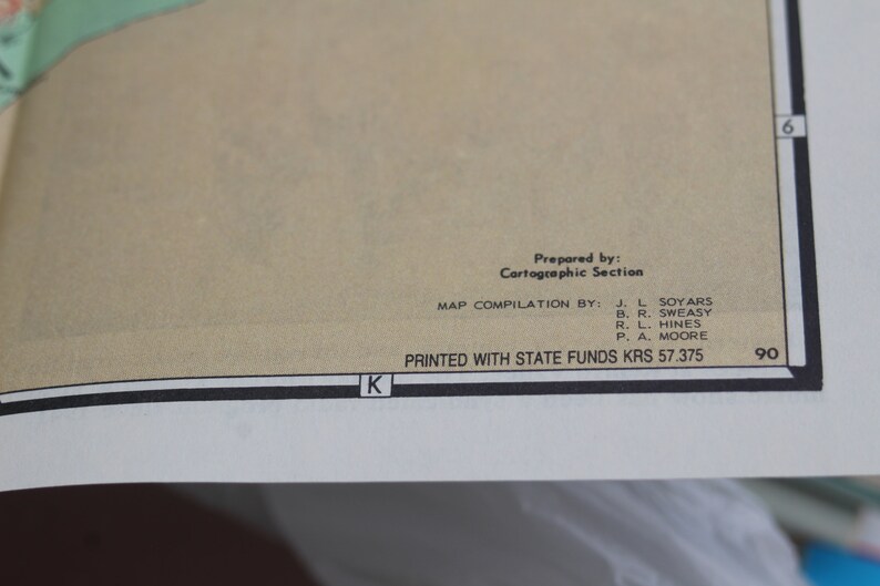 1987-1991 Kentucky Official Highway Map the Uncommon Wealth - Etsy