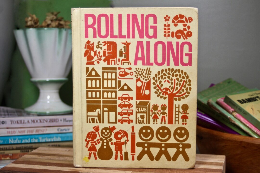 1967 ROLLING ALONG, the Open Highways Readers, Book 1, Part 2, Children ...