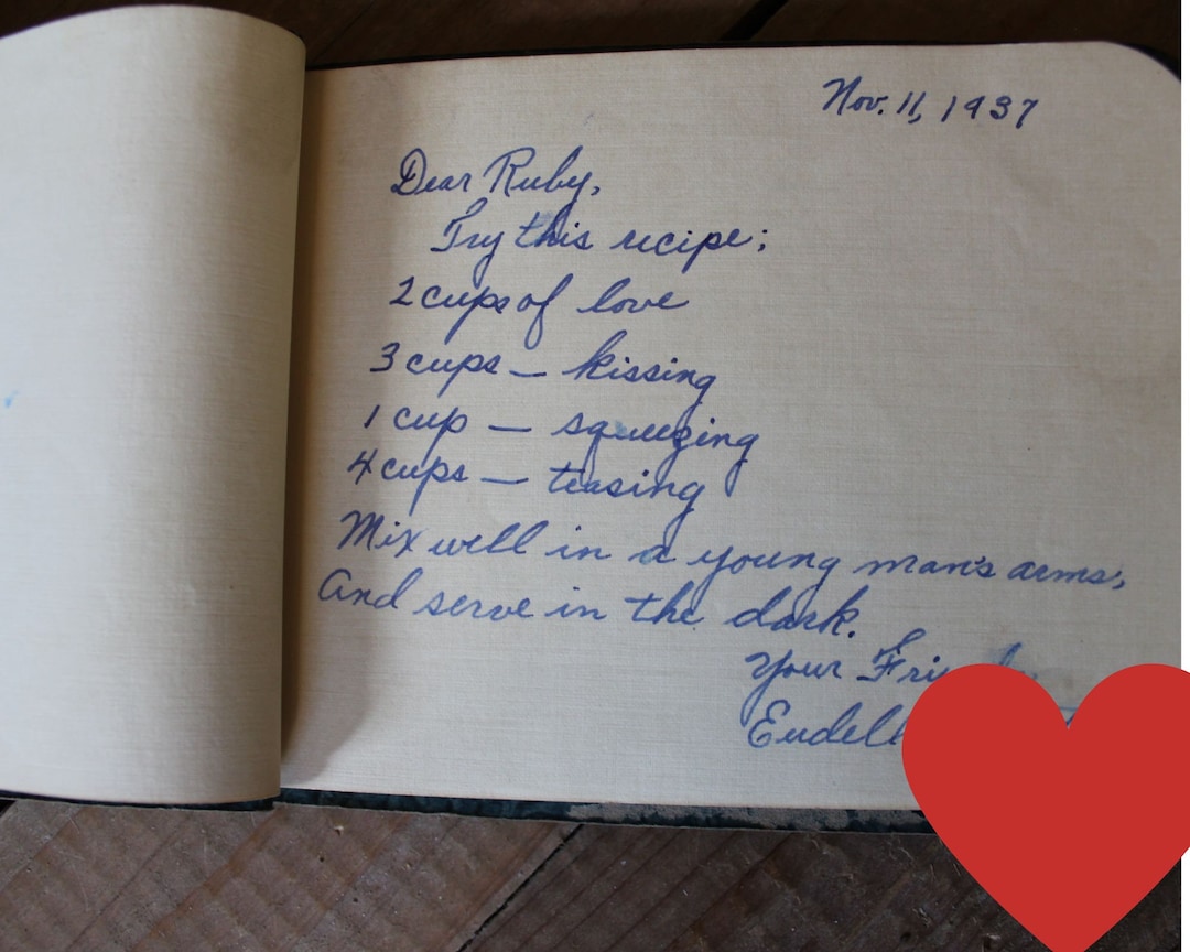 1930s School Autograph Book From Westmoreland, Tennessee, 30 Entries ...