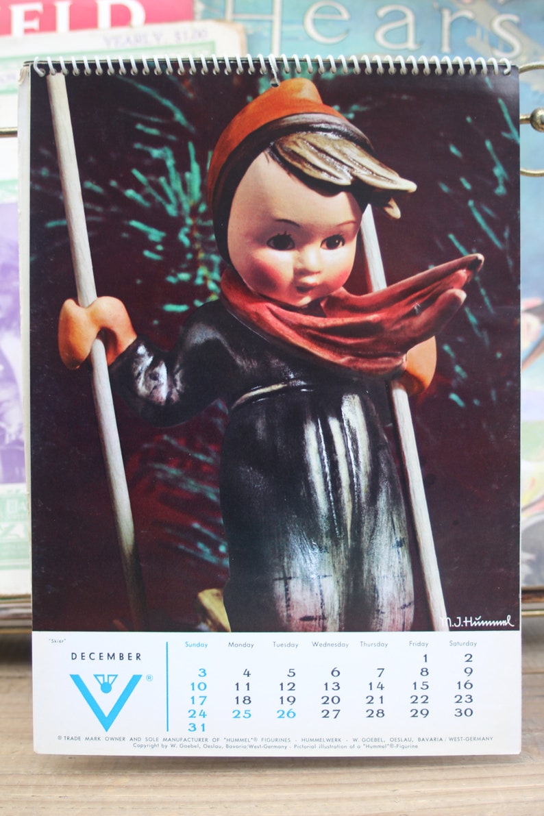 1972 Hummel Calendar With "stormy Weather" on Cover, Short Bio of ...