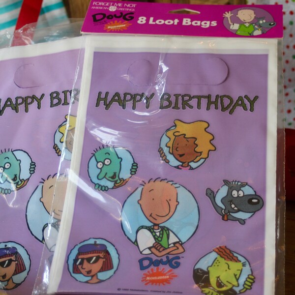 Nickelodeon Party Bags - Etsy