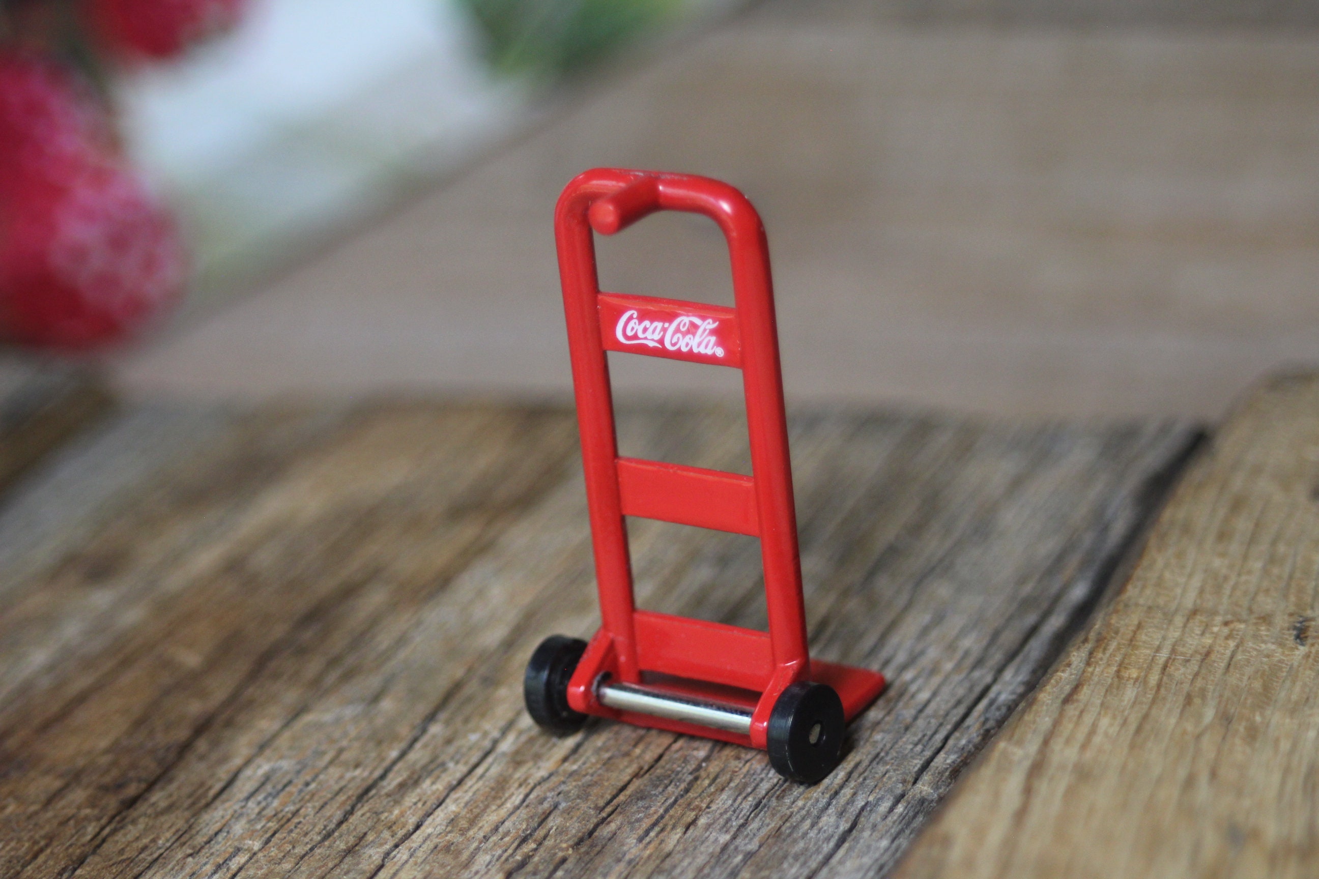 Vintage Miniature Die Cast Coke Machines & Hand Cart by Ertl - Etsy