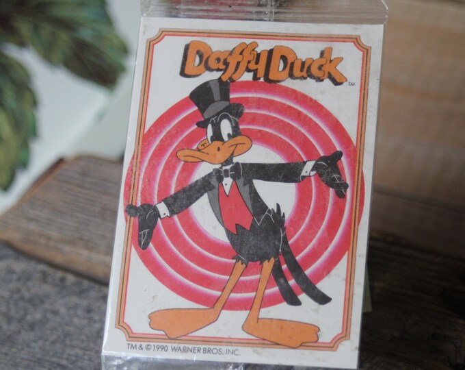 NOS 1990 Warner Bros, Inc. Daffy Duck Tyson Chicken Insert Card ...
