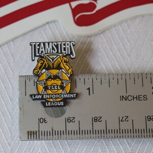 Teamsters TLEL Law Enforcement League Enamel Lapel Pin - Etsy