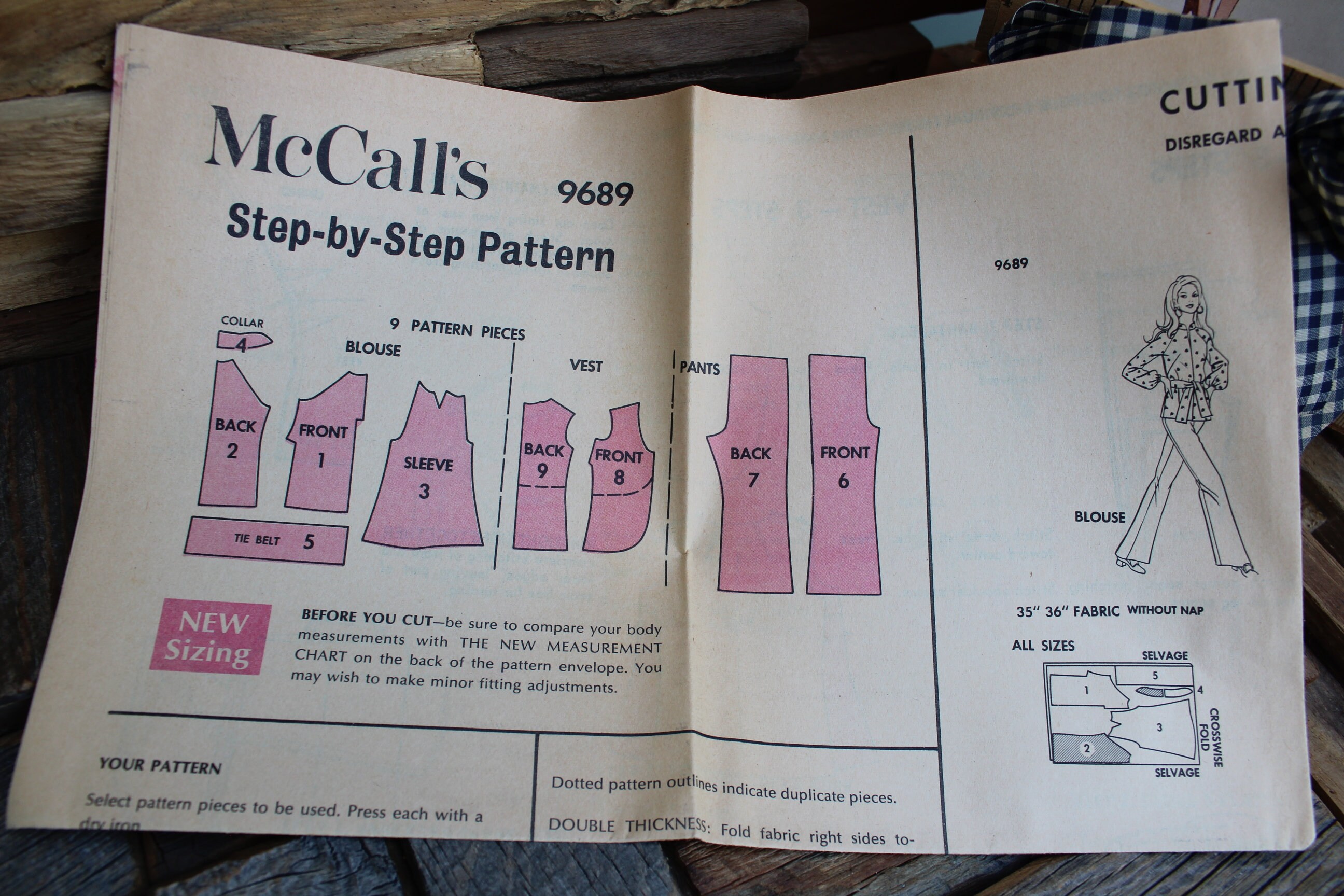 That '70s Sew Quickie Pattern 9689 Mccall's 1969 - Etsy