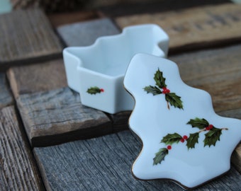 Lefton Holly Box - Etsy