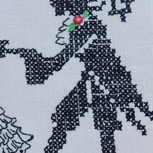 Baroque Ball: Two Completed Cross Stitch Pictures- Woman & Man in ...