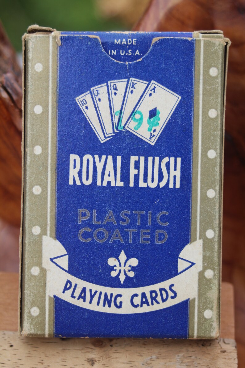 Eastern Air Lines (defunct) Royal Flush Plastic Coated Playing Cards ...