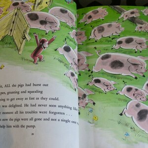 1993 Curious George Gets a Medal by H. A. Rey, Houghton Mifflin Company ...