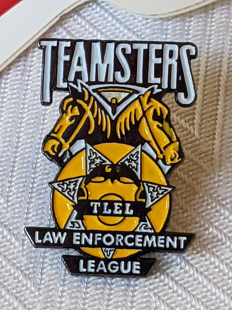 Teamsters TLEL Law Enforcement League Enamel Lapel Pin - Etsy