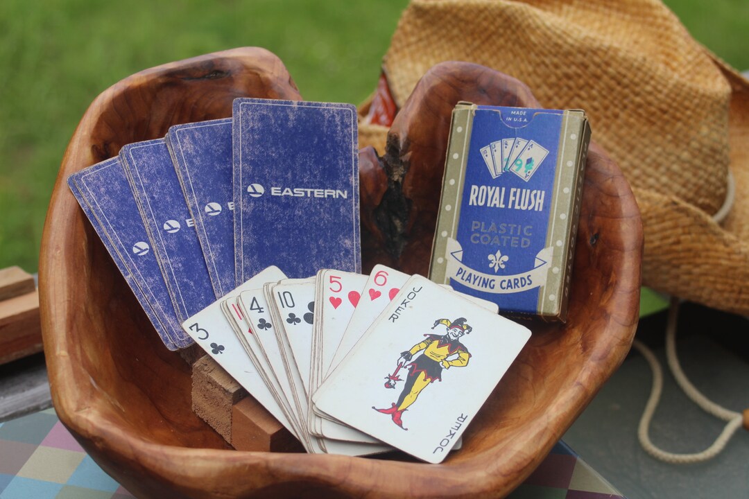 Eastern Air Lines (defunct) Royal Flush Plastic Coated Playing Cards ...