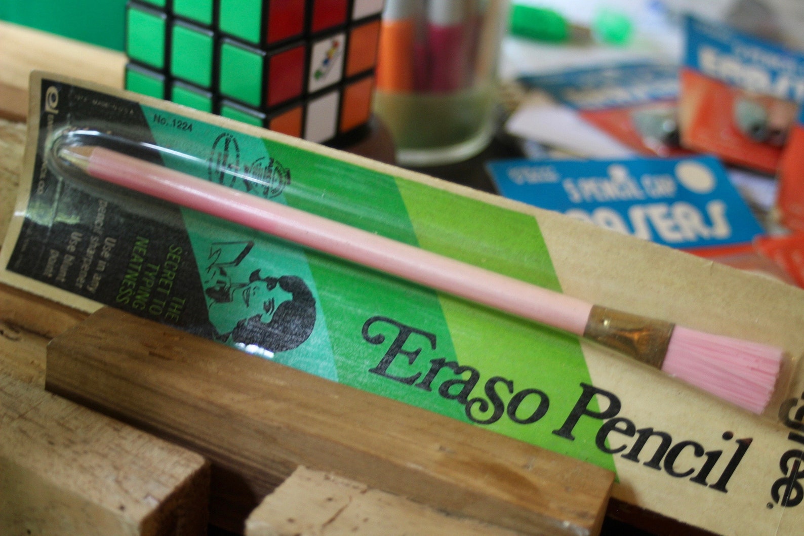 1970s NOS Eraso Pencil in Pink by Pedigree the Secret - Etsy