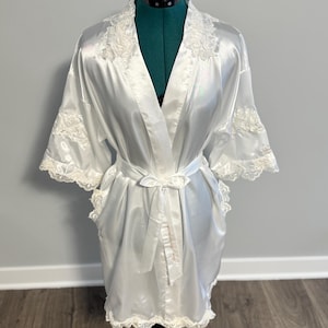 Custom Bridal Satin Robe / Repurposed From Your Wedding Dress ...