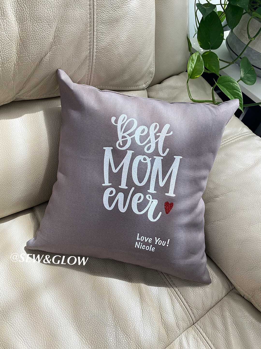 Personalized Pillow for Mom / Mother’s Day Best Gift / Personalized ...