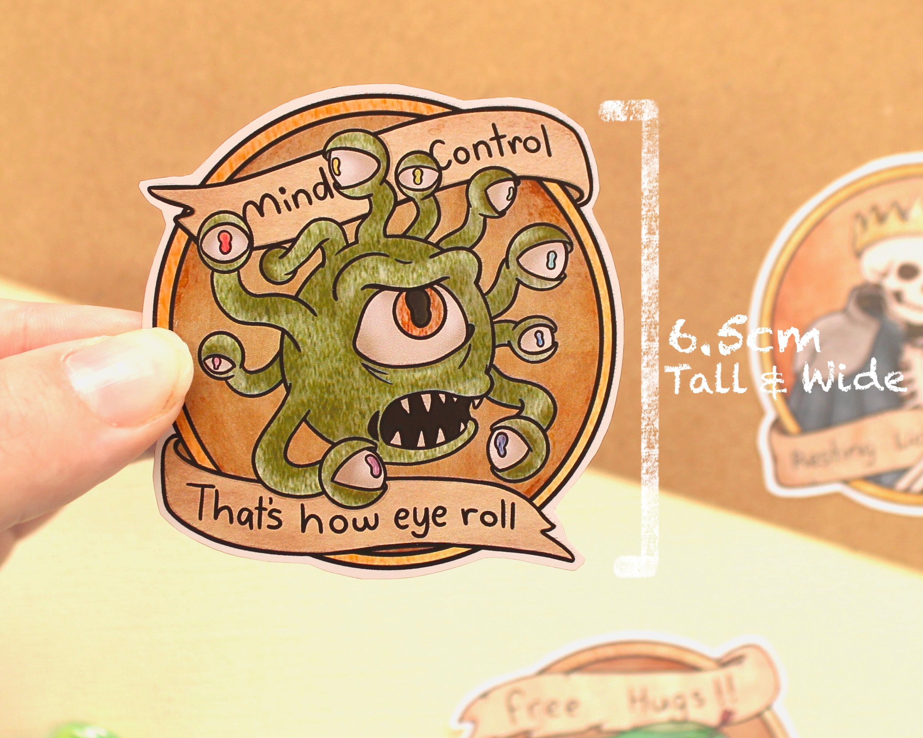Dungeons and Dragons Sticker Pack Lich Beholder Gelatinous - Etsy Finland