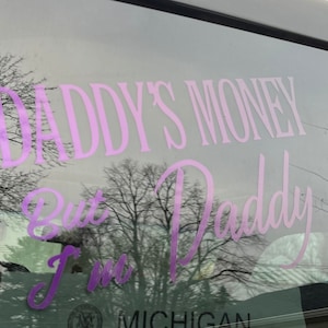 Daddys Money Decal - Etsy