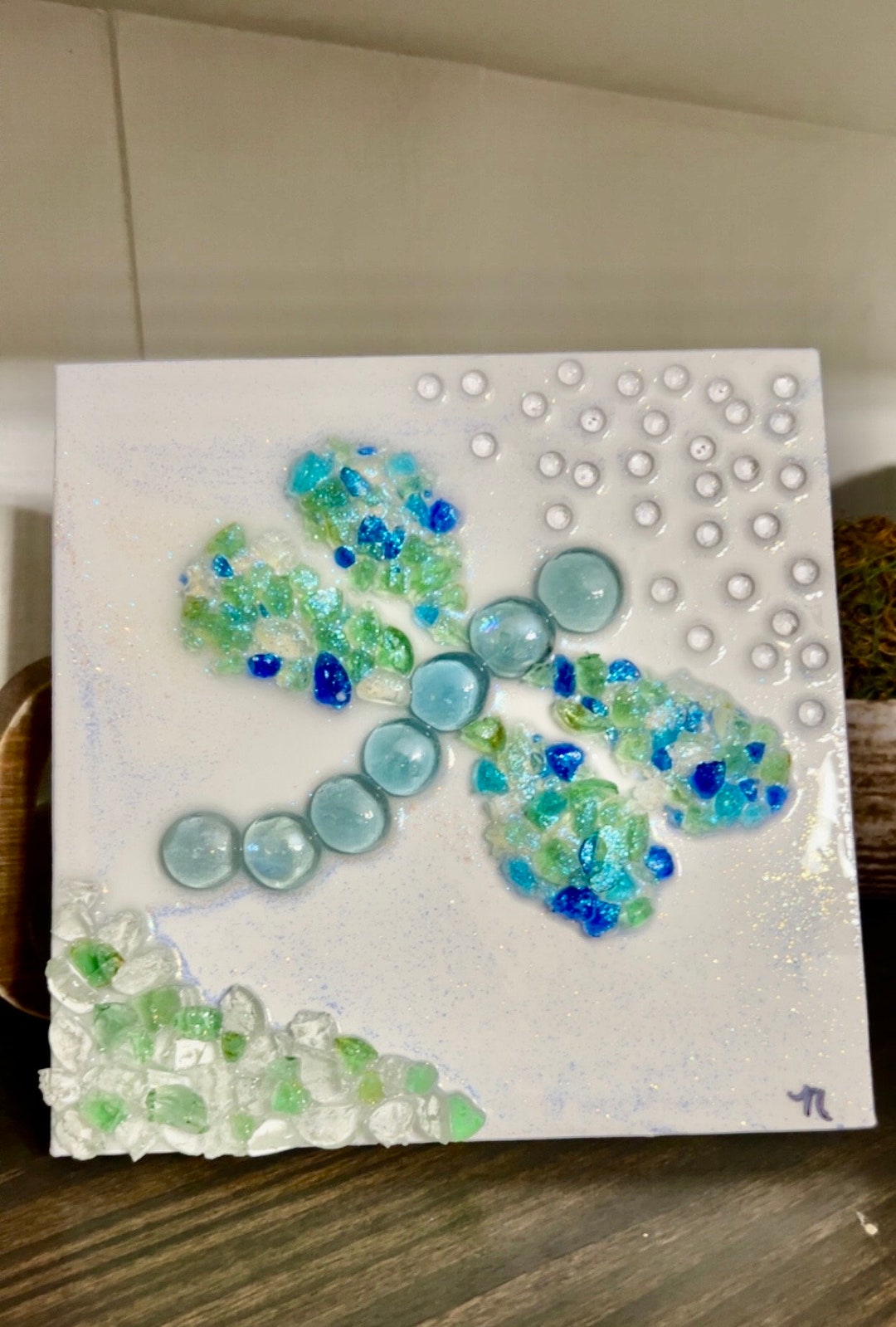 Spring Dreams Shattered Glass Epoxy Art - Etsy