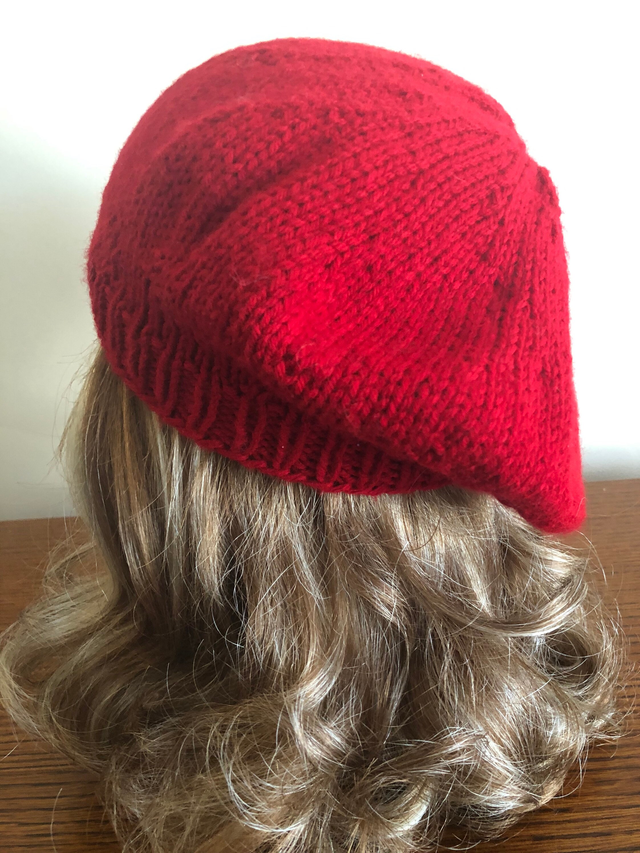 Outlander Inspired Handmade Scottish Tam in Red Acrylic - Etsy