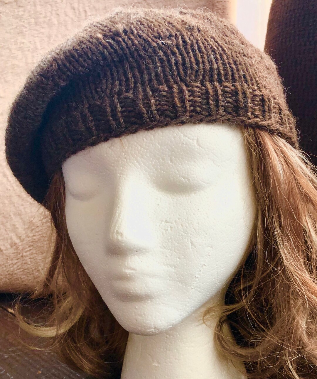 Handmade Outlander Inspired Wool Tam in Brown - Etsy