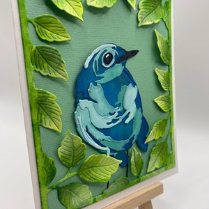 Blue Bird Greeting or Note Card for Any Occasion - Etsy