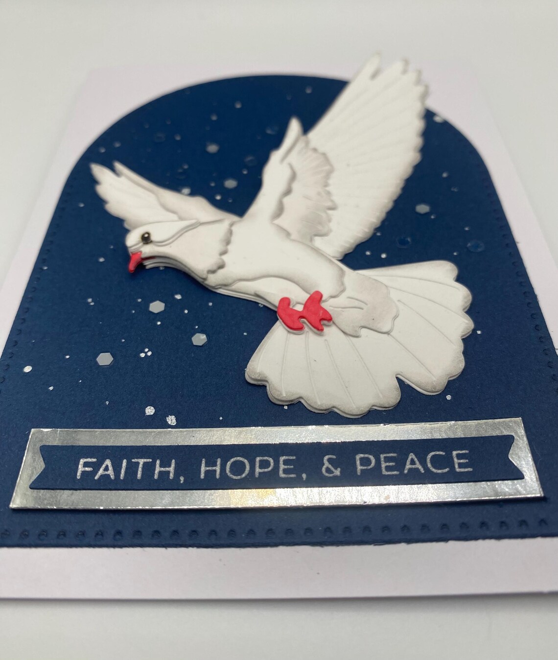 White Dove Greeting Card - Etsy