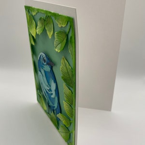 Blue Bird Greeting or Note Card for Any Occasion - Etsy