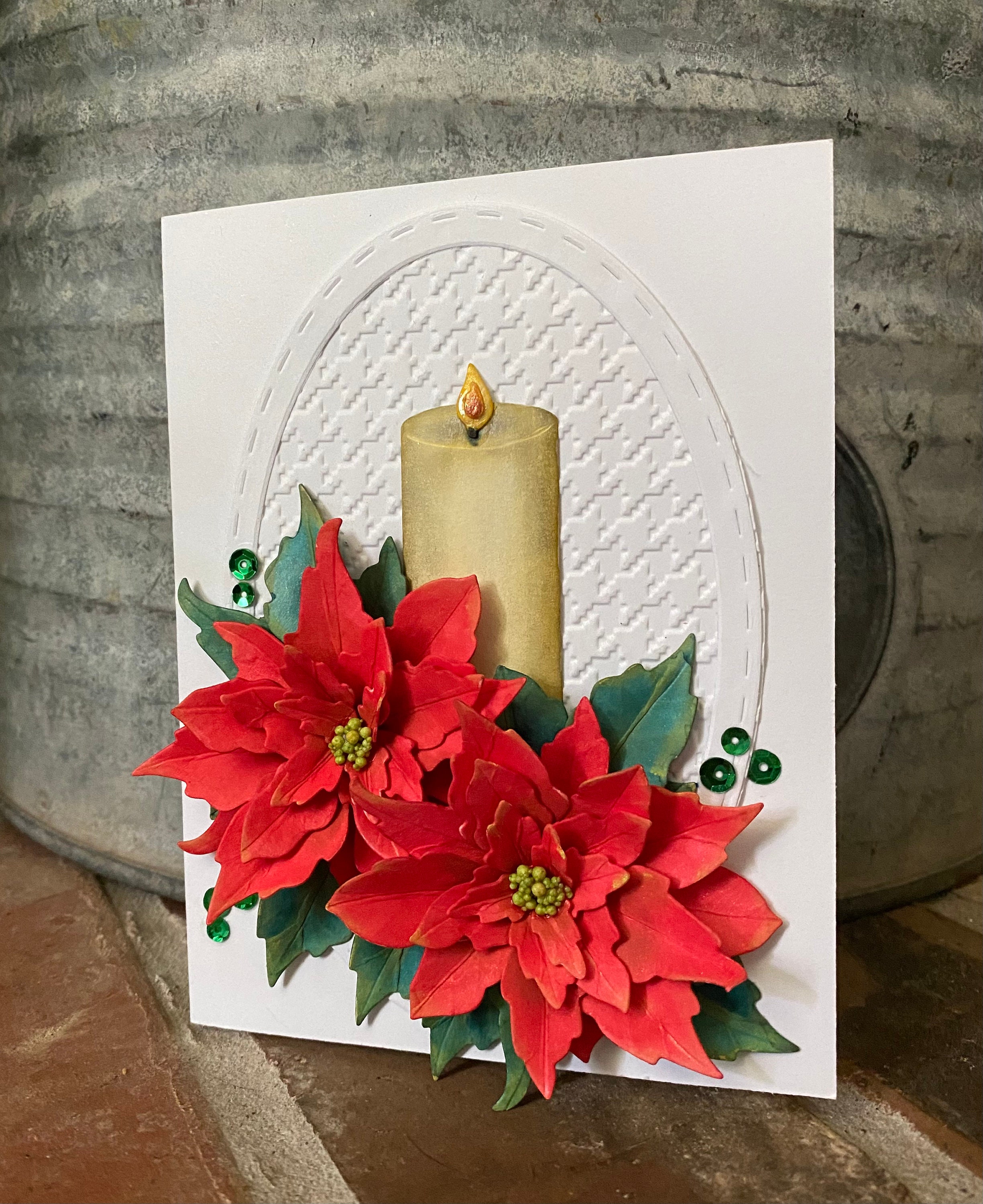 Poinsettias Greeting Card Christmas Card or Any Occasion - Etsy