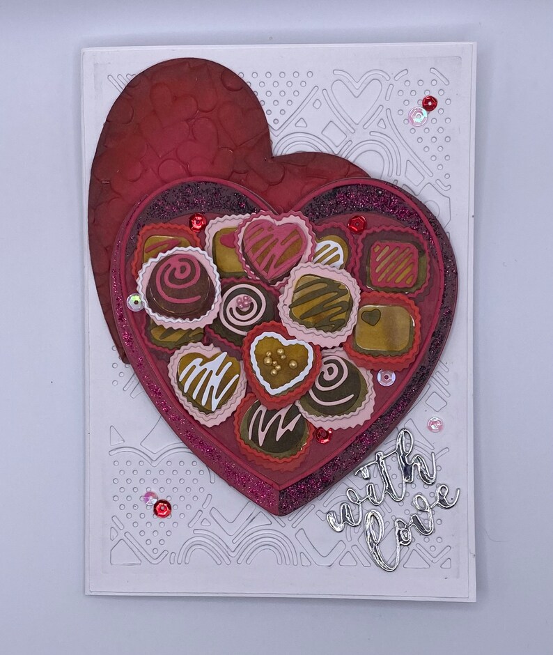 Box of Chocolates Greeting Card for Valentines, Anniversary, Birthday ...