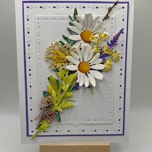 Tim Holtz Wildflower Stems Card for Birthday, Anniversary, Get Well ...