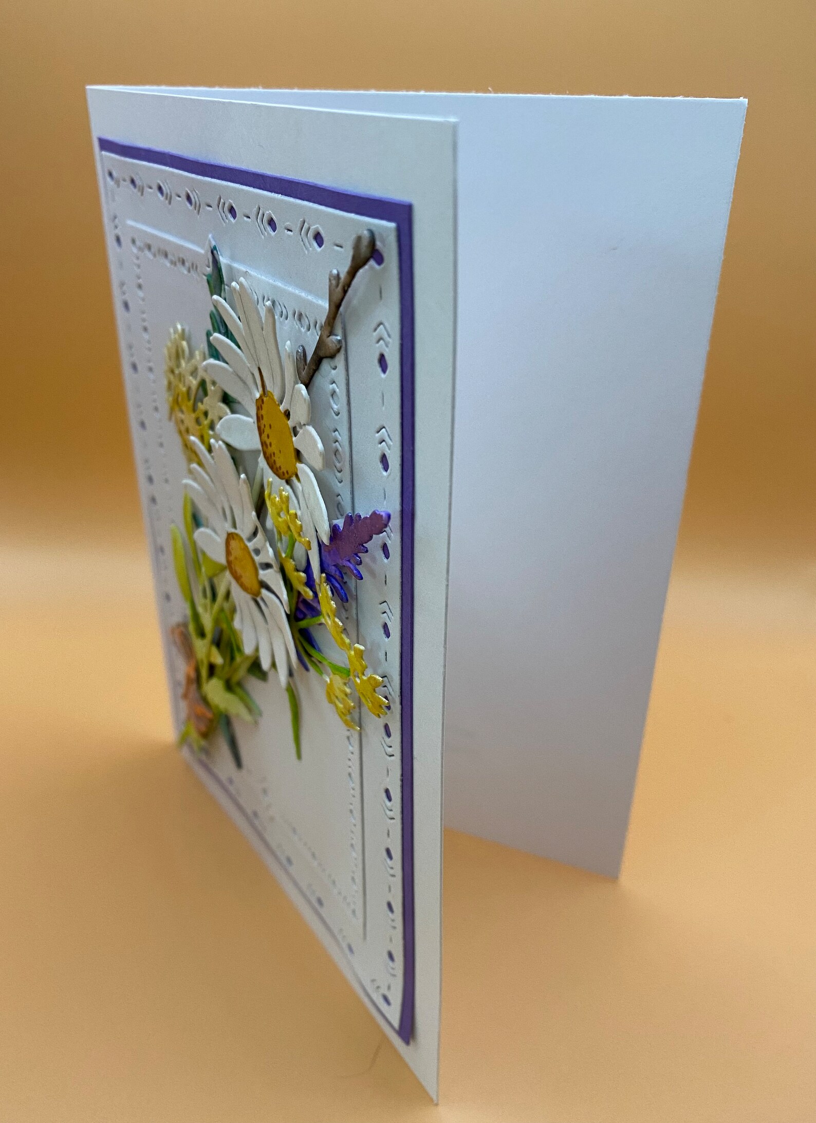 Tim Holtz Wildflower Stems Card for Birthday Anniversary Get - Etsy