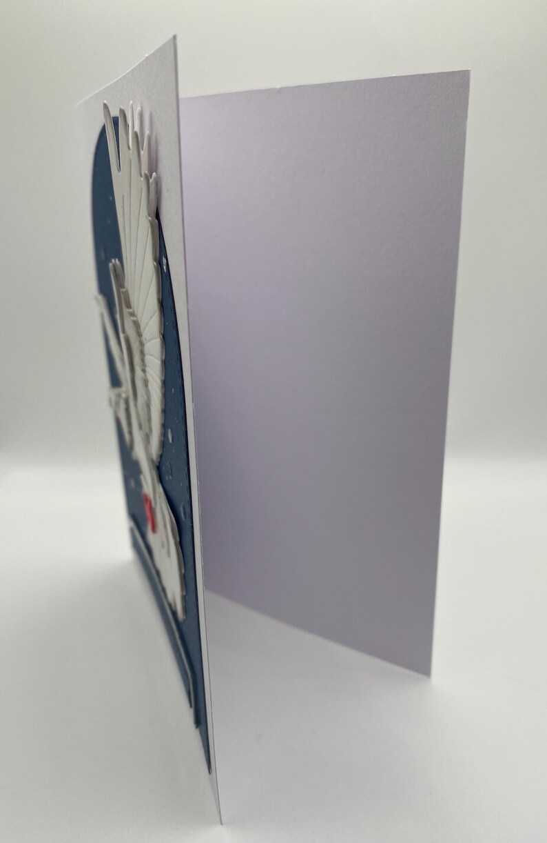 White Dove Greeting Card - Etsy