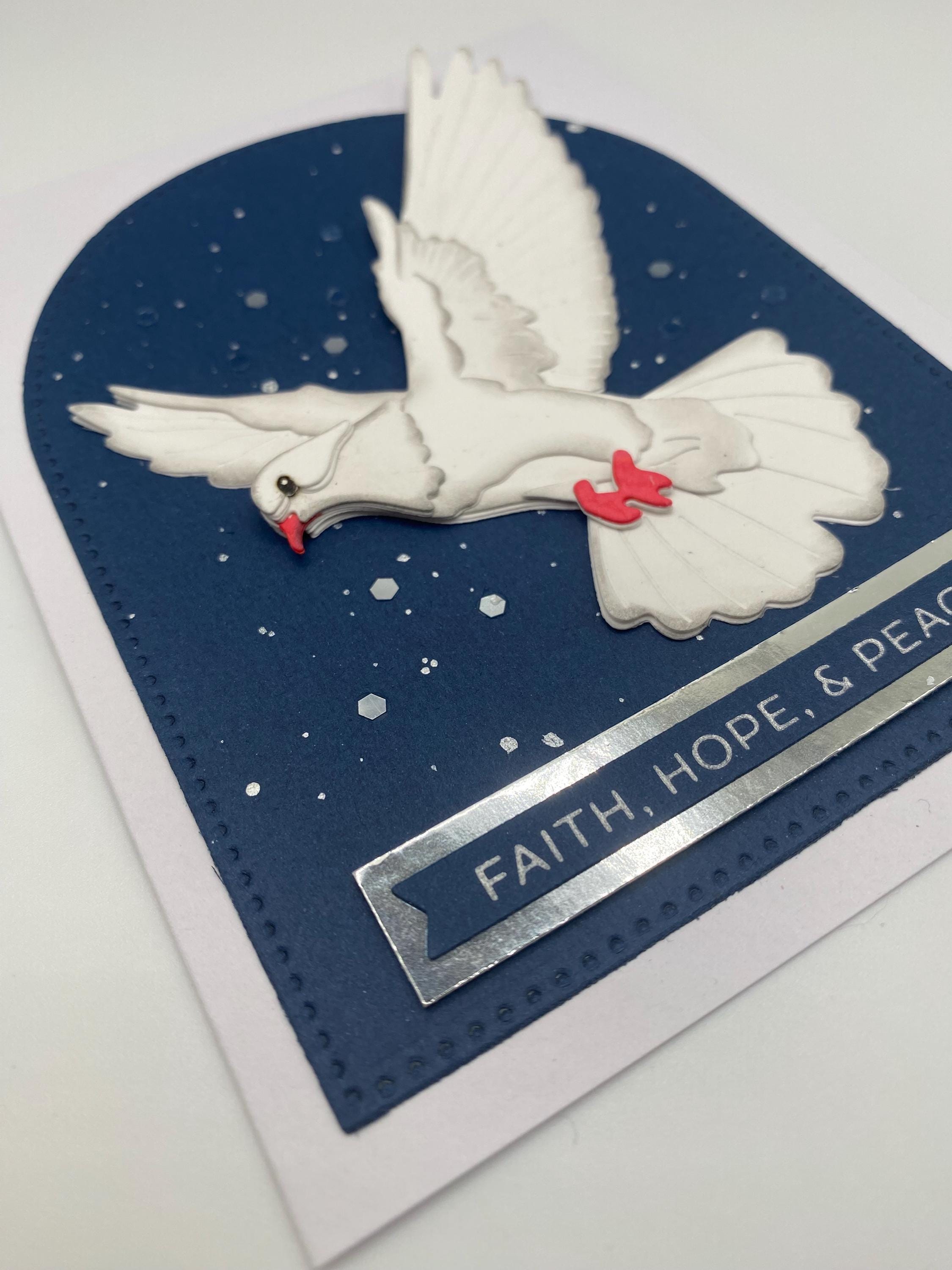 White Dove Greeting Card - Etsy