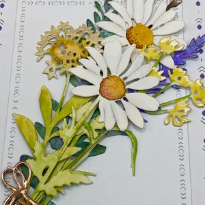 Tim Holtz Wildflower Stems Card for Birthday, Anniversary, Get Well ...