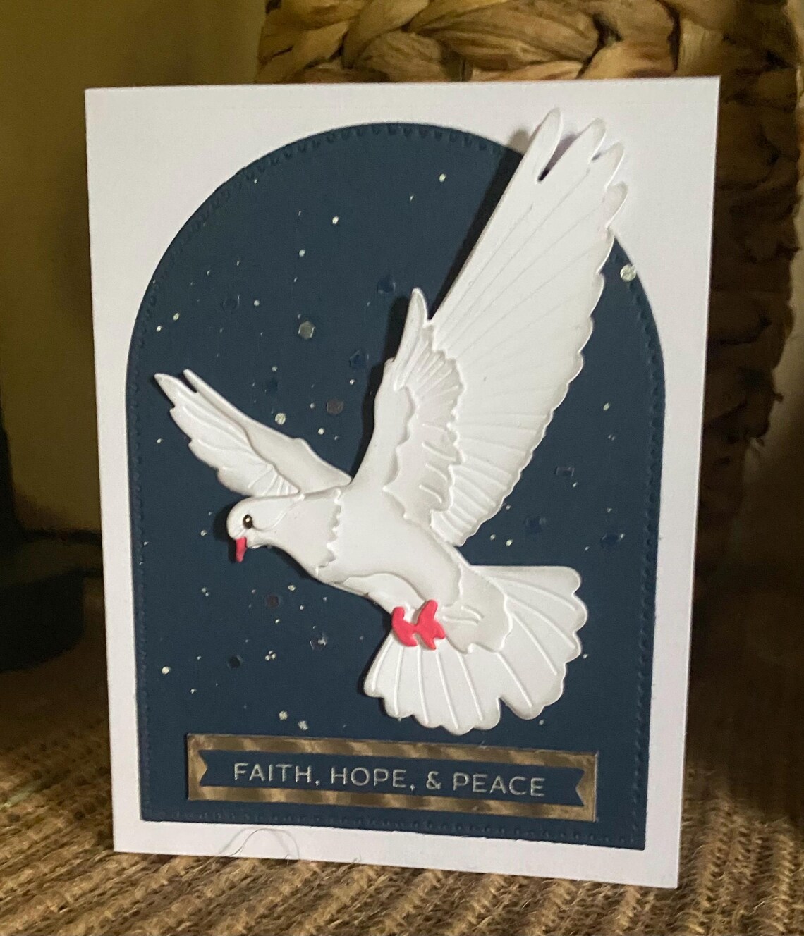 White Dove Greeting Card - Etsy