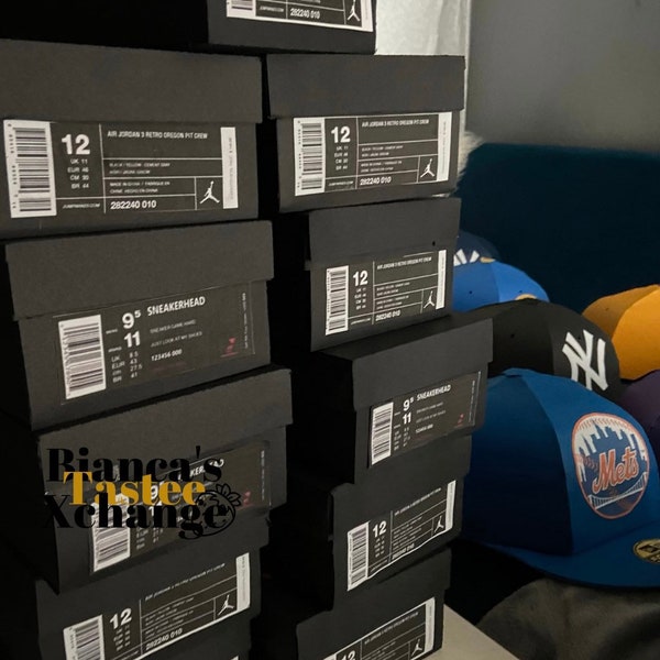 Jordan Shoe Box - Etsy