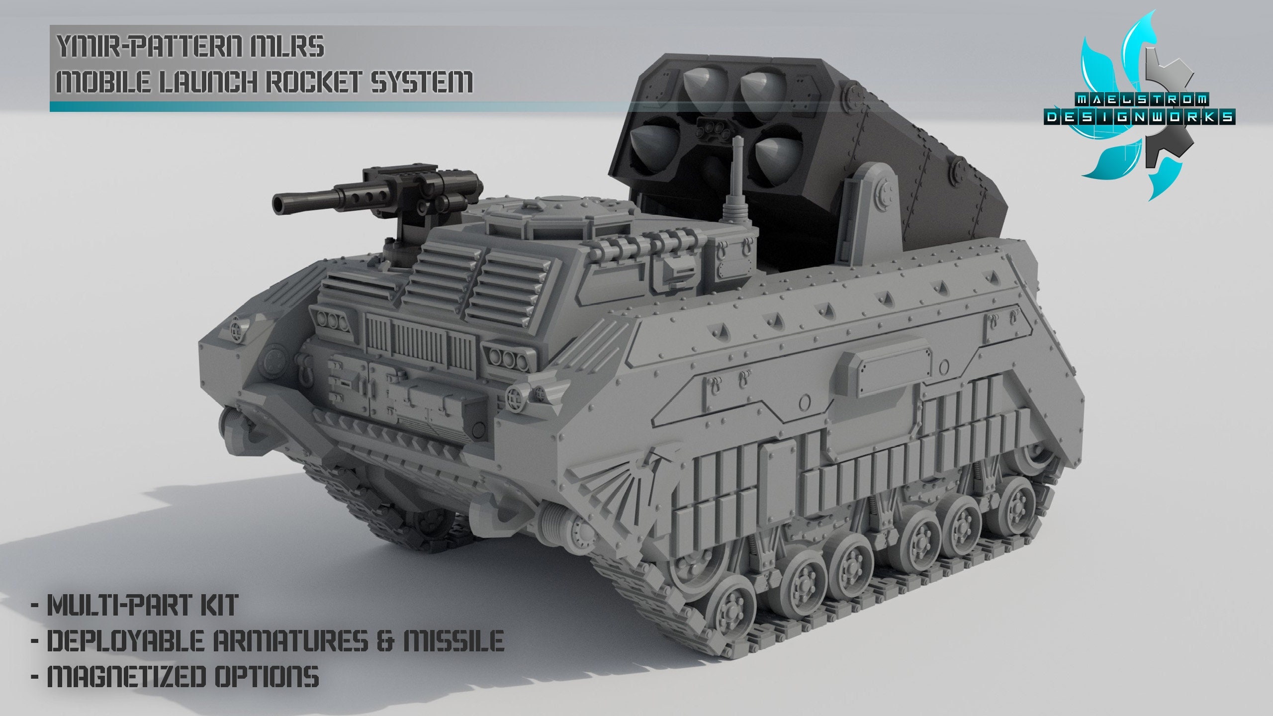 Ymir-pattern MLRS multiple Rocket Launch System - Etsy