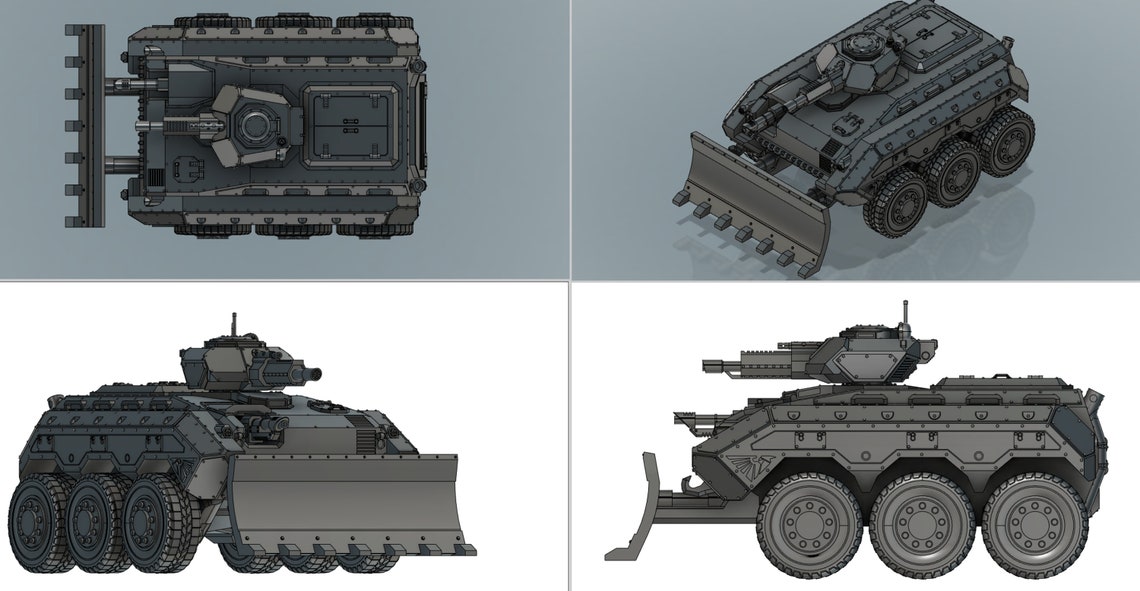 Charon-pattern Armored Personal Carrier - Etsy