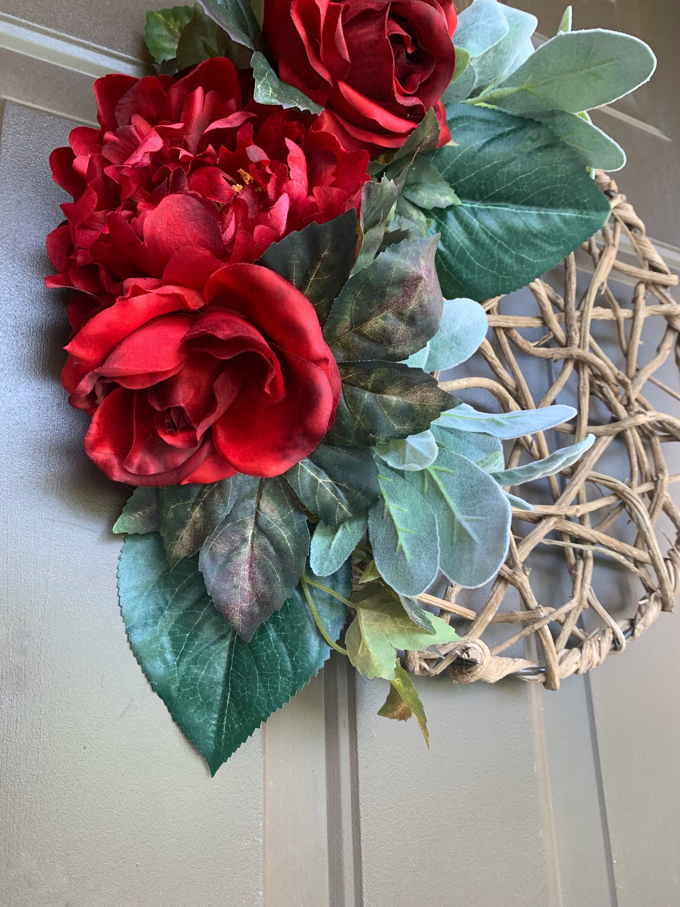 Floral Vine Wreath - Etsy