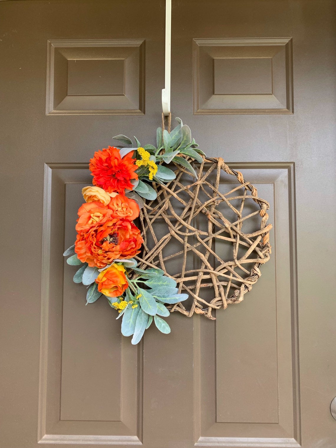 Floral Twig Wreath - Etsy