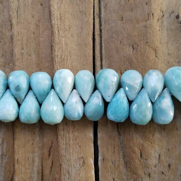 Faceted Larimar - Etsy
