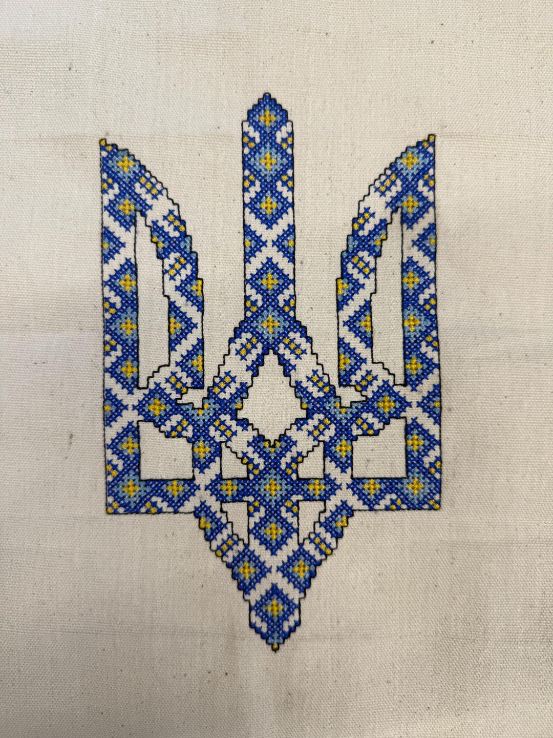 Ukraine Trident, National Symbol, Trident, Trident Design, Cross-stitch ...