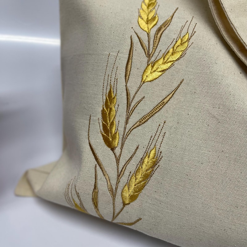Wheat Embroidery - Etsy
