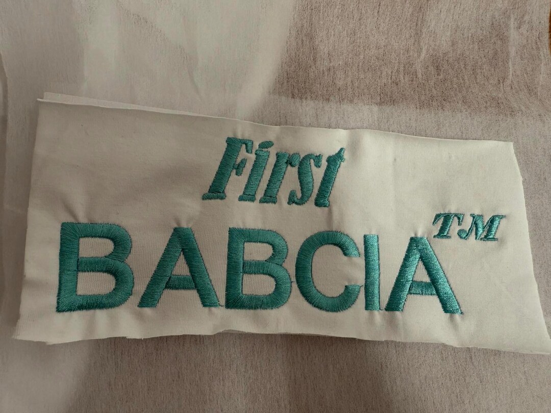 Inscription First Grandmother Machine Embroidery Design,in DST, PES ...