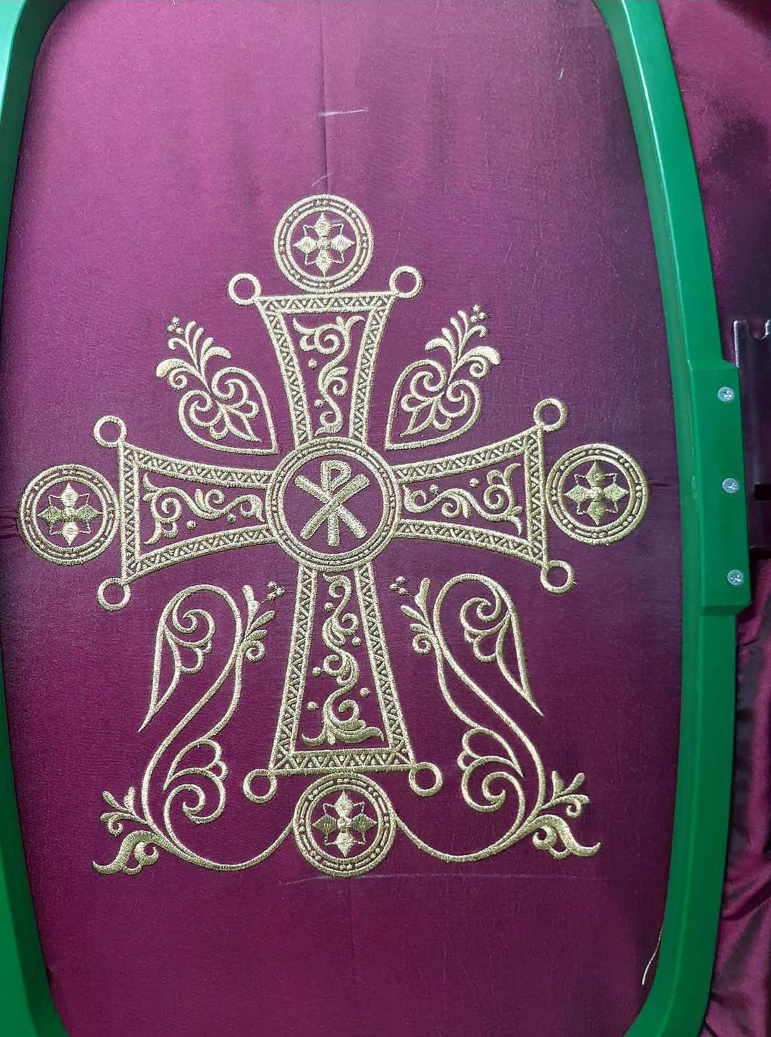 Cross Machine Embroidery Design, Cross for Priest's Clothing,christian ...