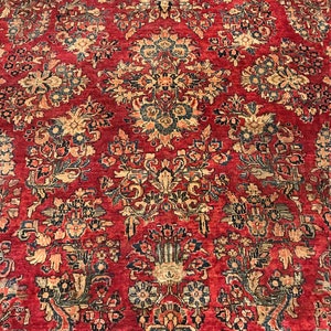 Antique Handmade Victorian Palace Size Area Rug, 1910, Mint Condition ...