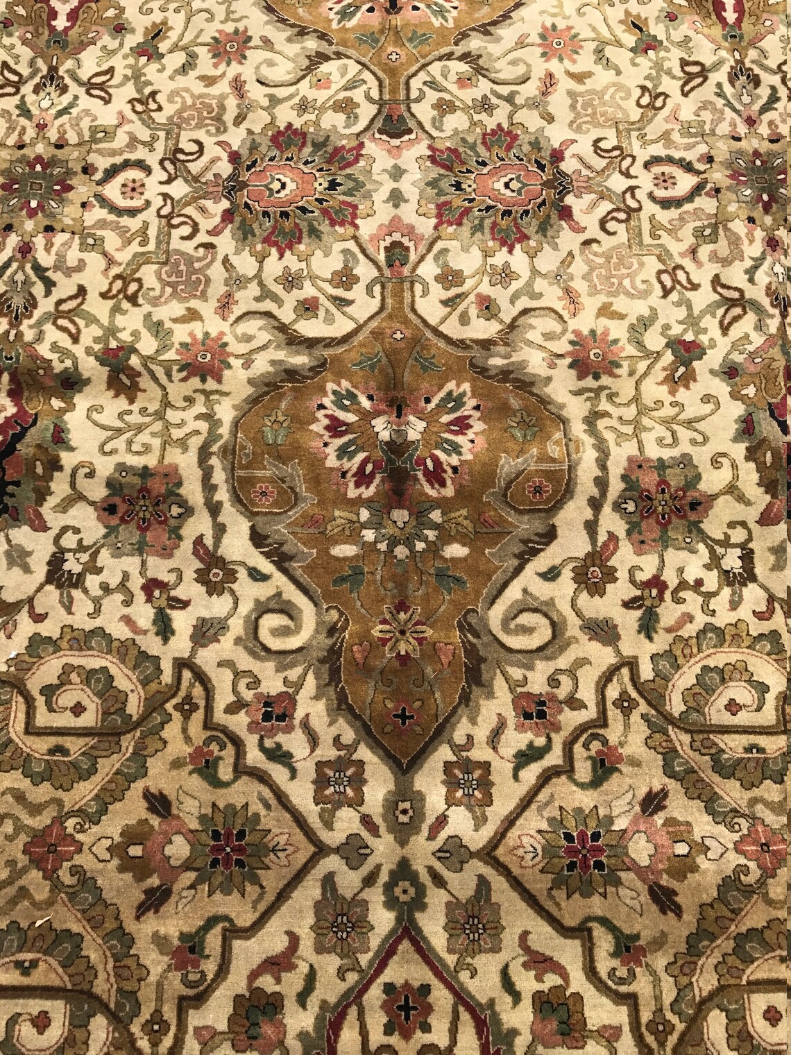 Stunning Brand New Handmade in India Palace Size Rug Antique | Etsy