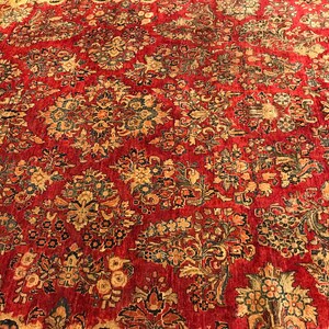 Antique Handmade Victorian Palace Size Area Rug, 1910, Mint Condition ...