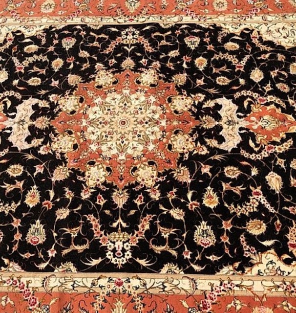 Top Quality Elegant Handmade Vintage Oriental Rug Floral and | Etsy