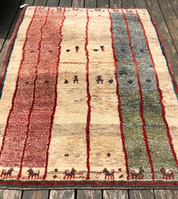 Brand New Unique Handmade Nepalese Tibetan Area Rug Super | Etsy