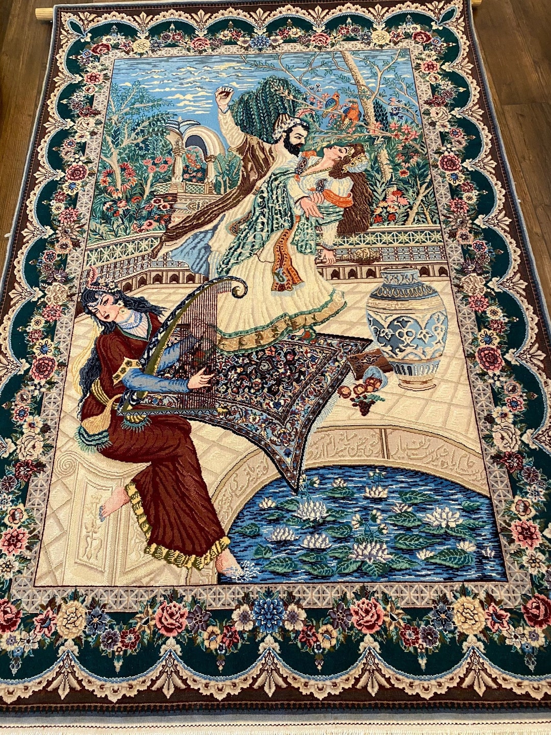 Stunning Vintage Collector's Piece, Finest Quality Handmade Tapestry ...